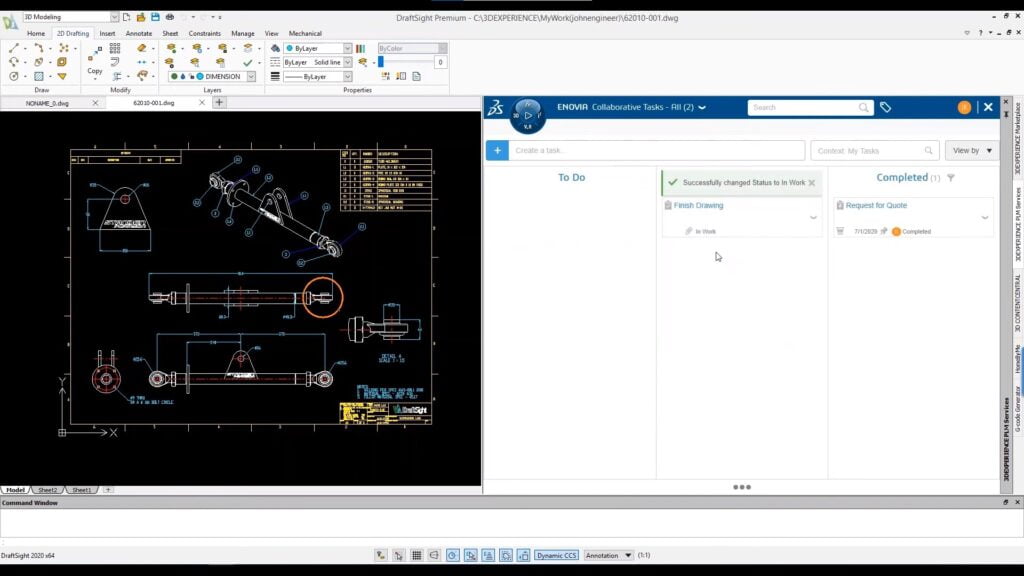 3DEXPERIENCE DraftSight | CADVision Systems