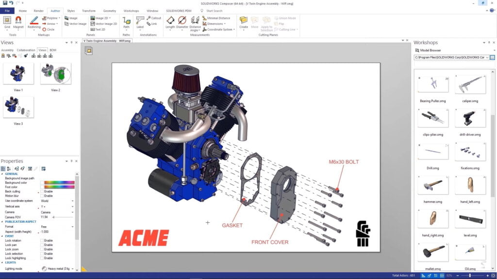 SOLIDWORKS Composer | CADVision Systems