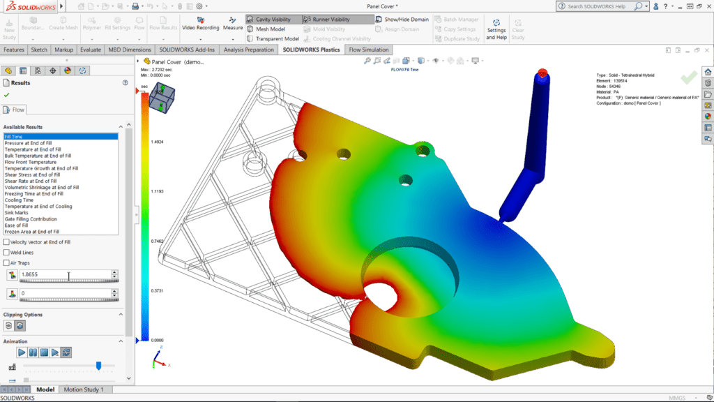 SOLIDWORKS Plastics | CADVision Systems
