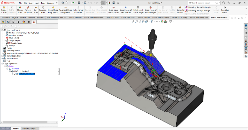 HSM 3D High-Speed Machining | CADVision Systems