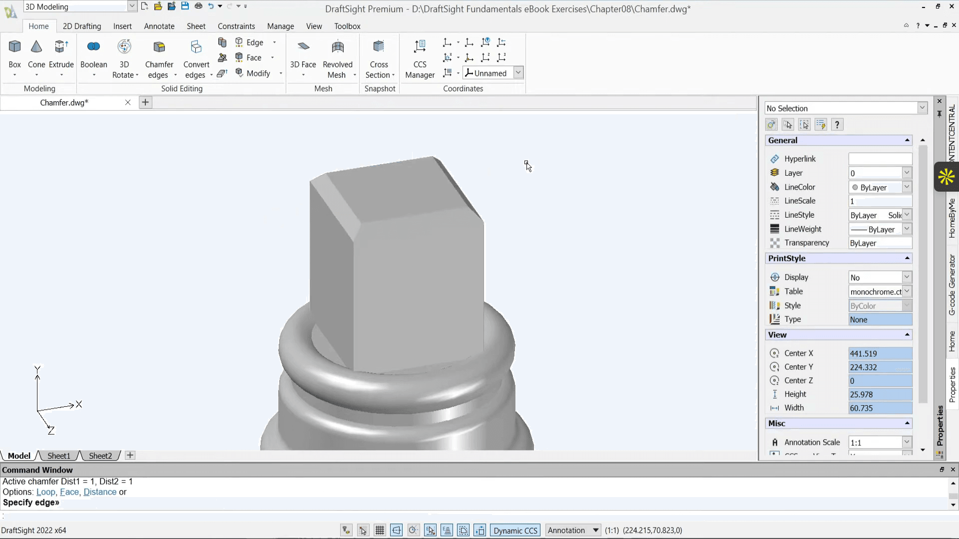Powerful Chamfer in DraftSight: Easily Refine Your Corners